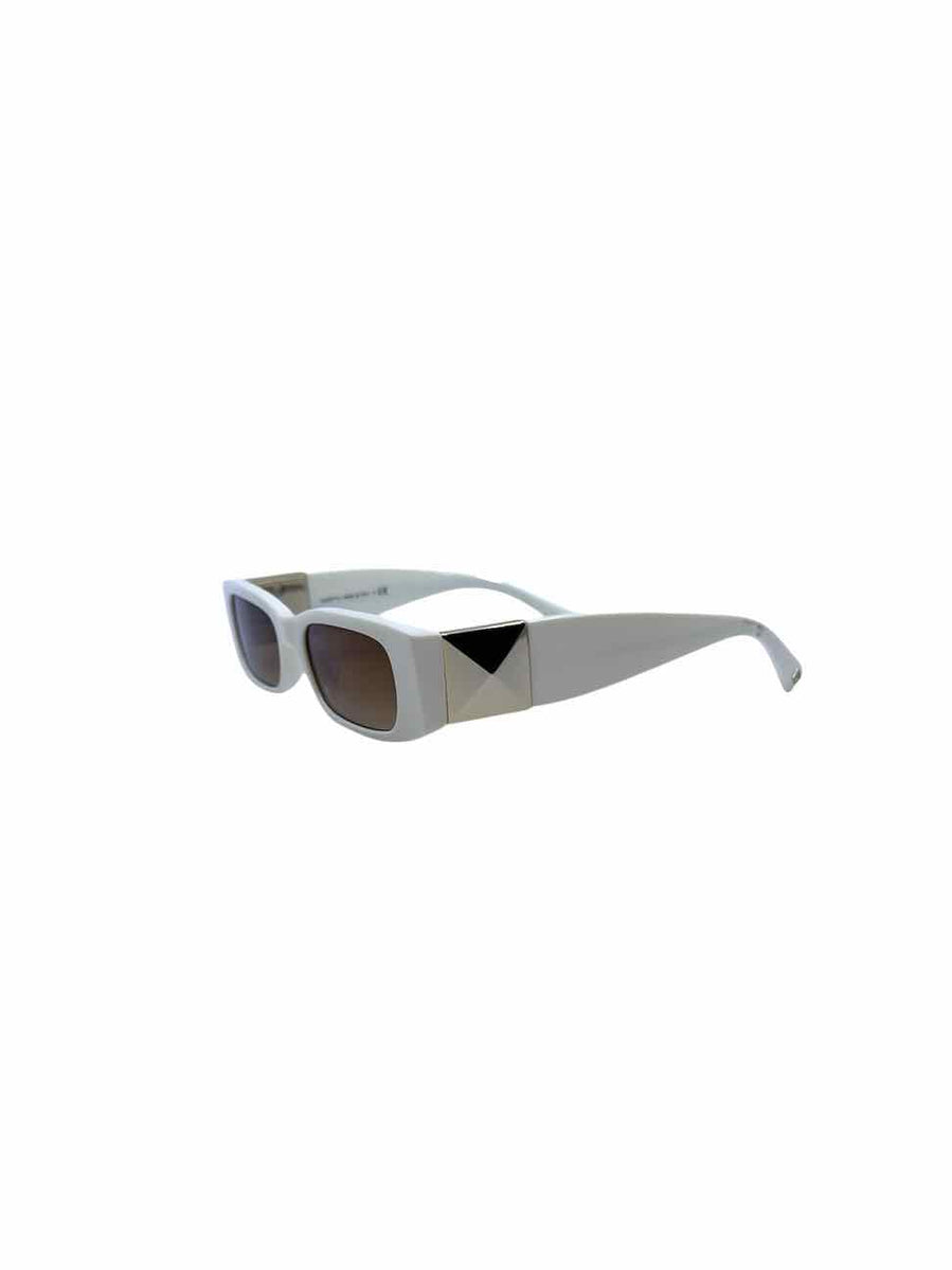 VALENTINO White Rectangle Sunglasses – Labels Luxury